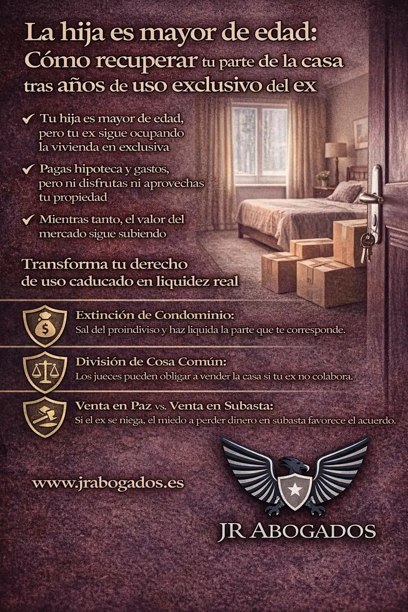 La hija es mayor de edad: Cómo recuperar tu parte de la casa tras años ...
